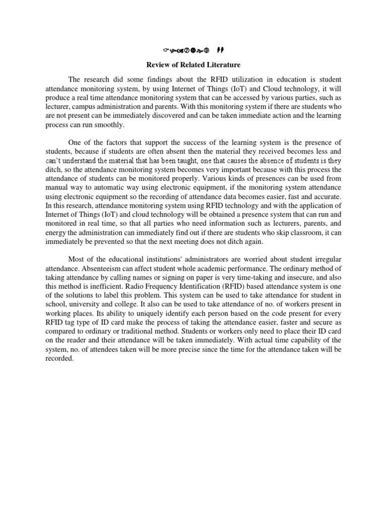 RRL Chapter 2 | PDF | Radio Frequency Identification | Radio