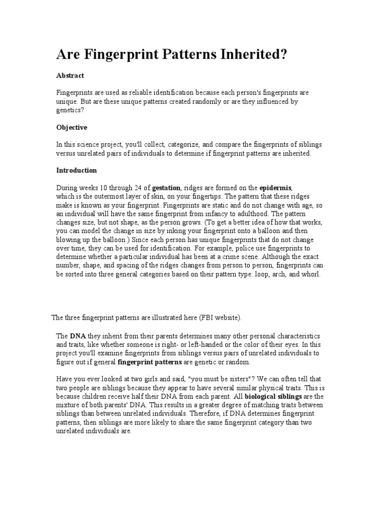 Biology Projects | PDF | Fingerprint | Yeast