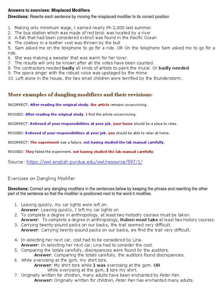 Exercises For Faulty Sentences Final | PDF | Cigarette | Smoking