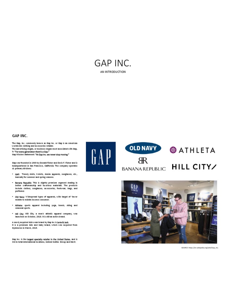 Gap Inc. Brand Study | PDF | Gap Inc. | Retail