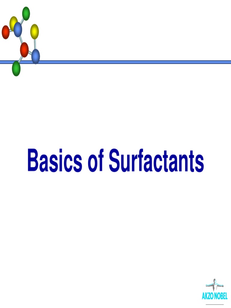 Understanding Surfactants and Their Functions | PDF | Surfactant | Emulsion