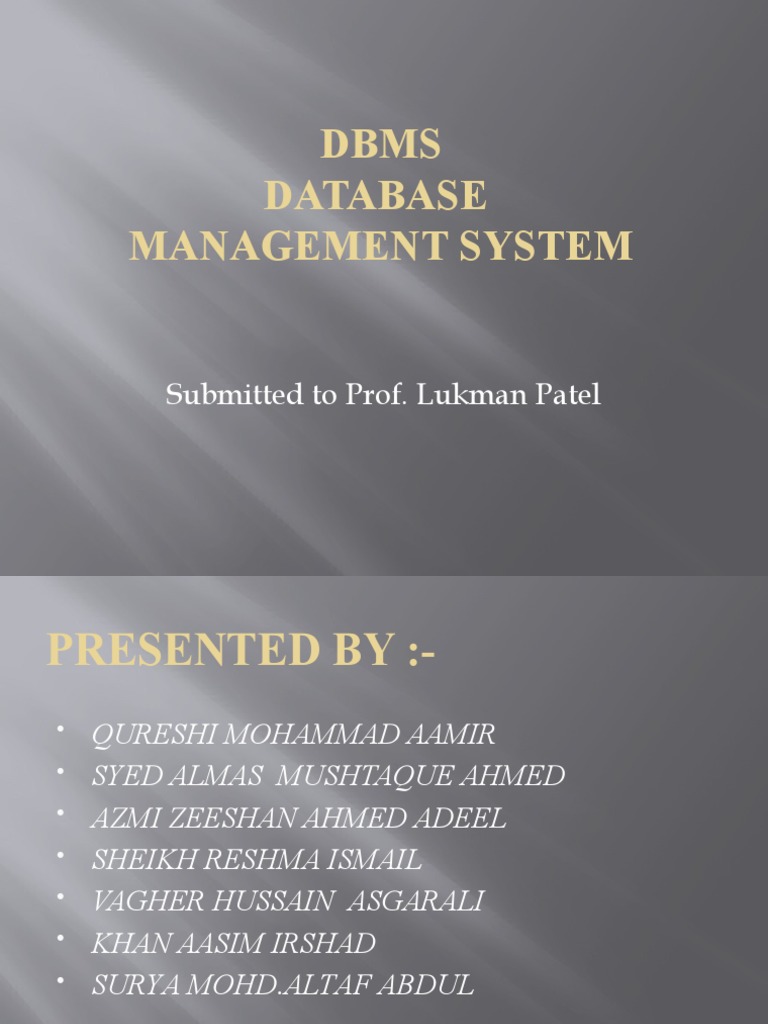 DBMS Updated | PDF | Databases | Conceptual Model
