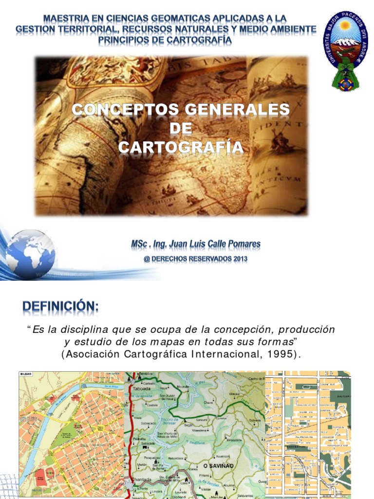 Tema1-Principios de Carto | PDF | Mapa | Cartografía