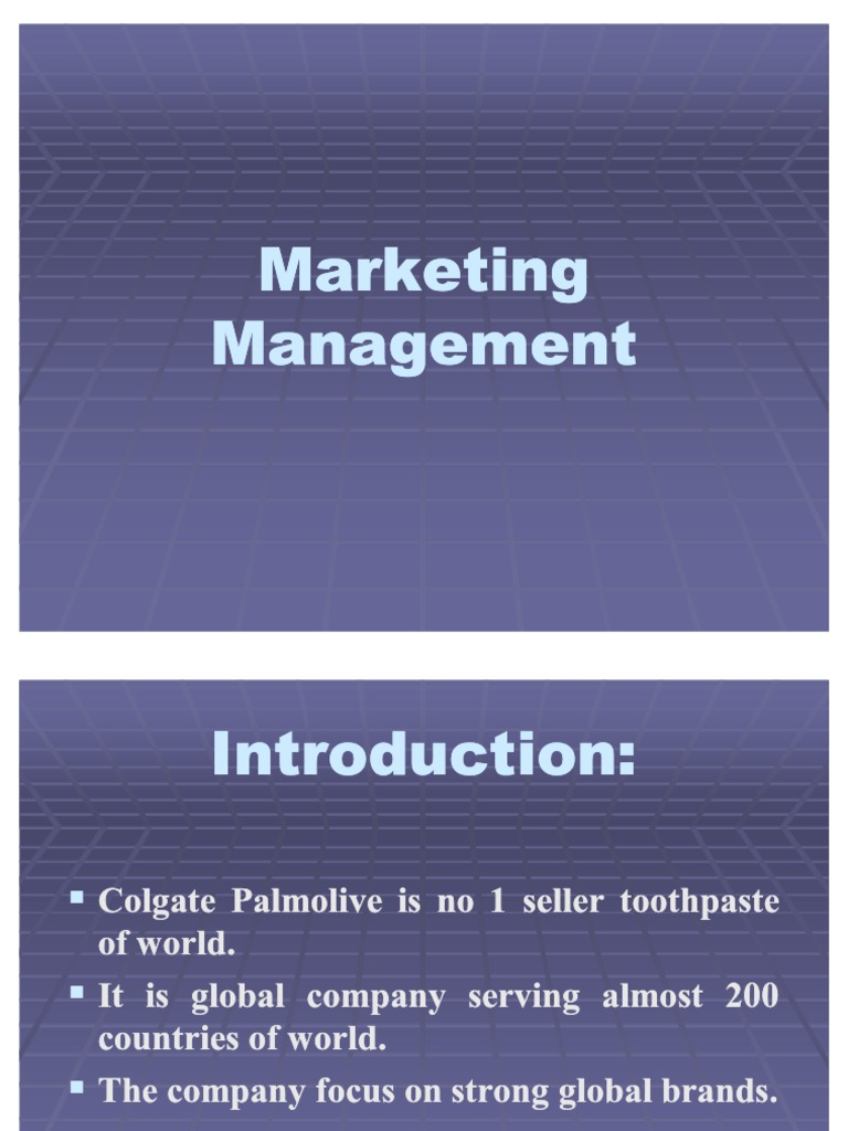 Colgate Palmolive | PDF | Market Segmentation | Inflation