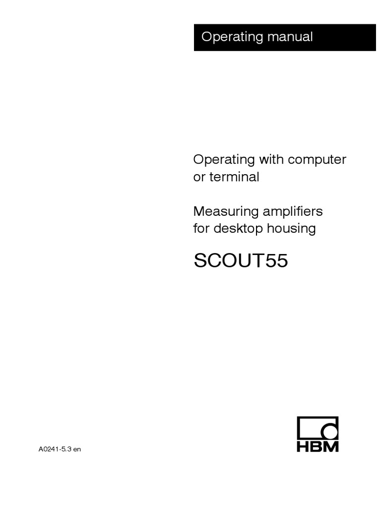 Scout 55 | PDF | Parameter (Computer Programming) | Amplifier