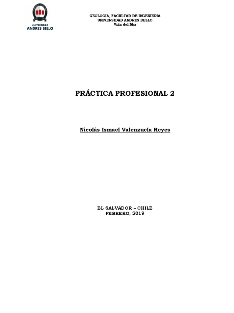 Informe Practica 2 (Autoguardado) | PDF | Geología | Science