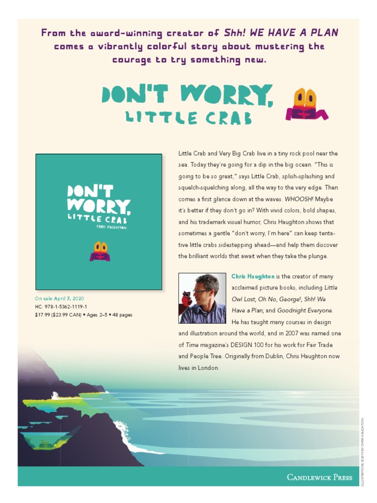 Dont Worry Little Crab by Chris Haughton Press Release | PDF