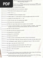 Sum Math Trail Questions | PDF | Area | Rectangle