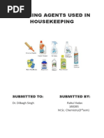 Cleaning Agents R1-R9 | PDF | Bathroom | Home