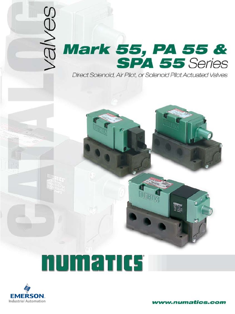 Catalogo Numatics 554SA400K046T30 | PDF | Valve | Manufactured Goods
