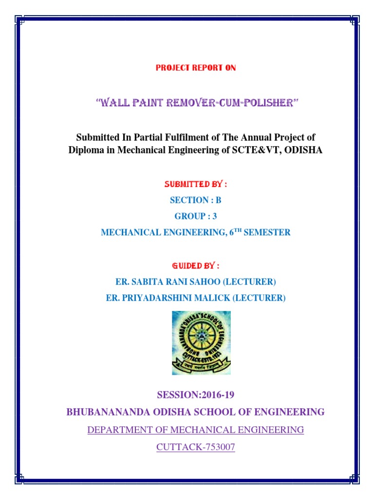 COVER For Project of Bose Cuttack | PDF | Science | Engineering
