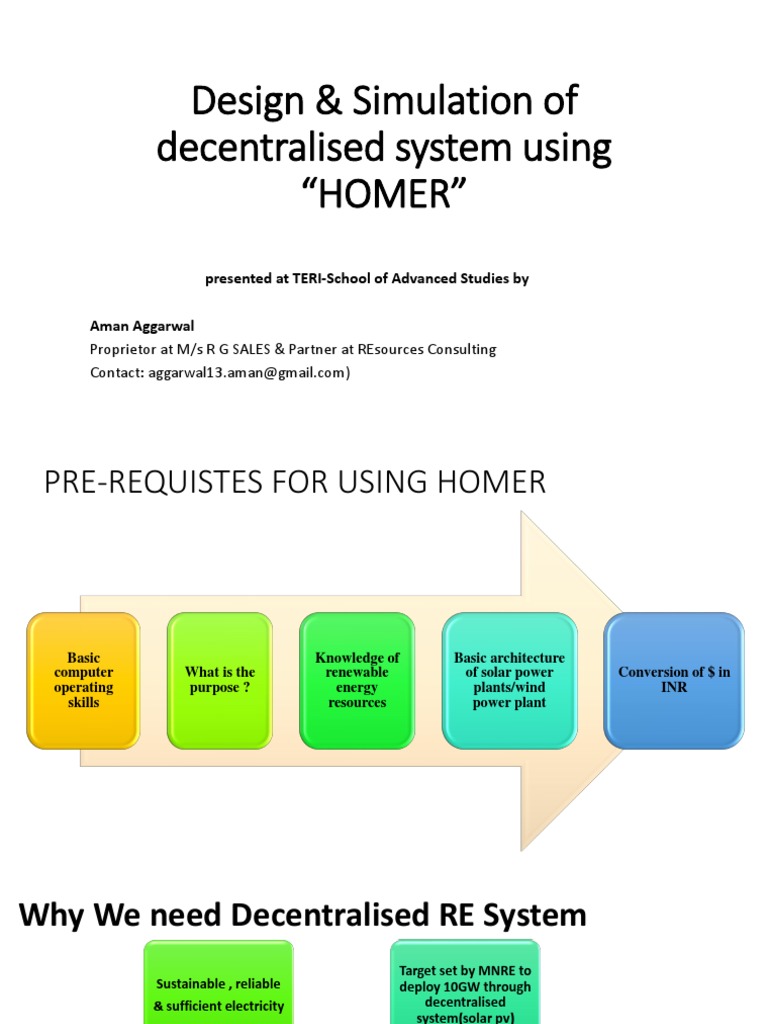 Homer | PDF | Sensitivity Analysis | Solar Power
