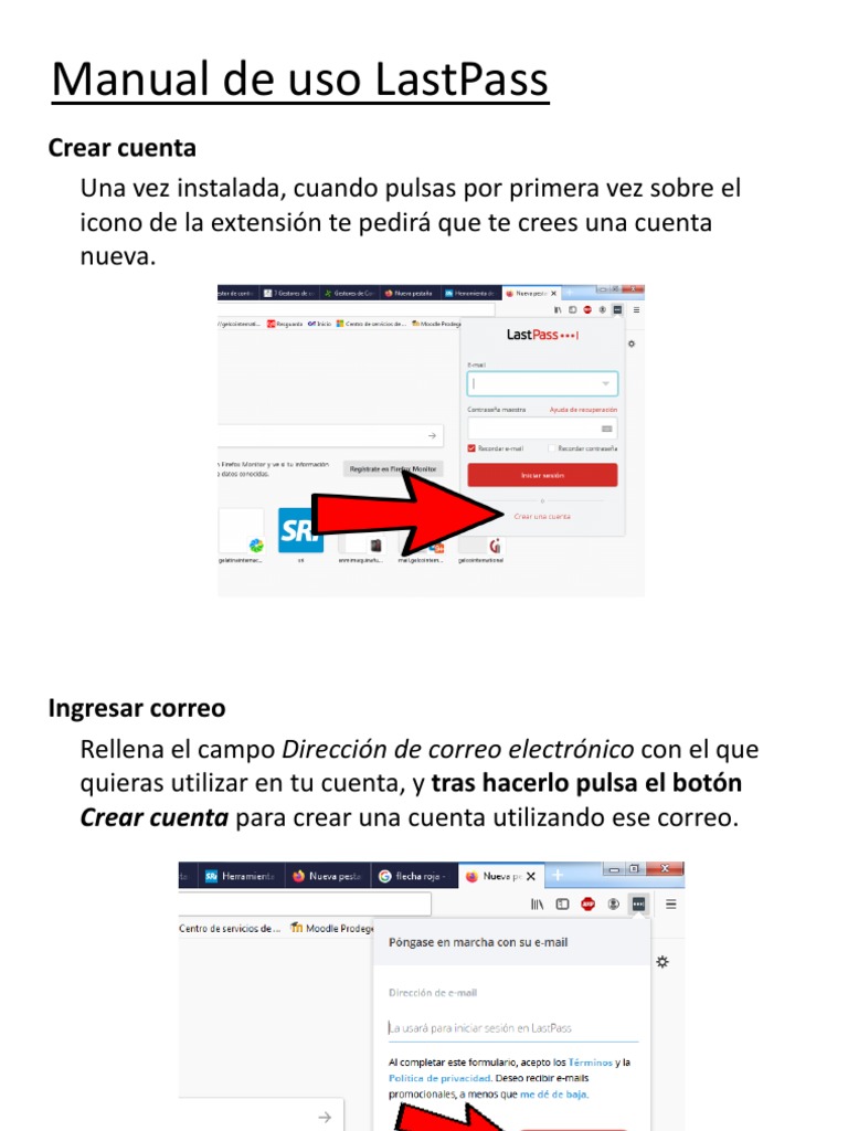 Manual de Uso LastPass | PDF