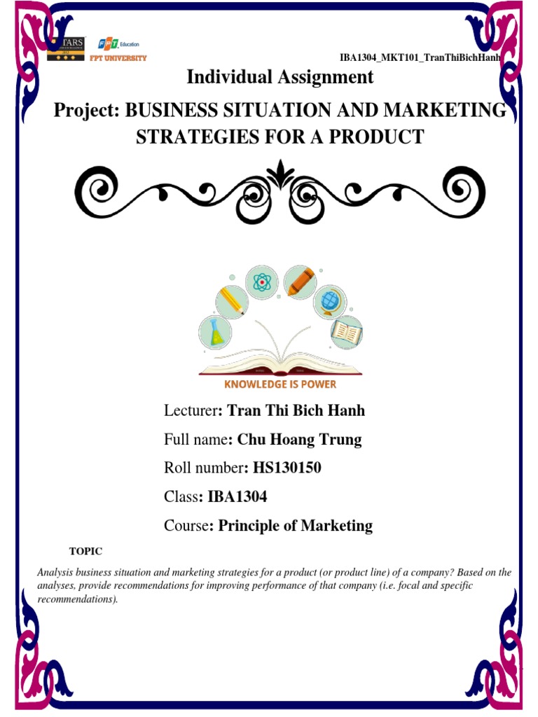 Individual Assignment - MKT101 - Chu Hoang Trung | PDF | Market Segmentation | Marketing
