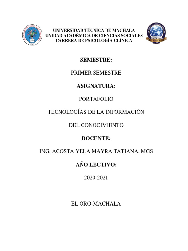 Universidad Técnica de Machala Tic | PDF | Software | Bases de datos