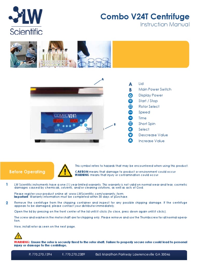 Combo V24t Manual For Email Download Free Pdf Centrifuge