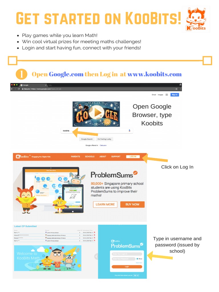 KooBits User Guidever4 | PDF | Login | Cognition