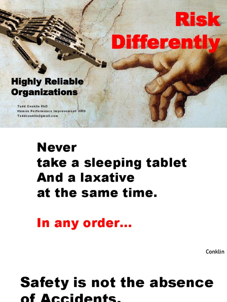 Todd Conklin Presentation TFZ2016 | PDF | Hazards | Prevention