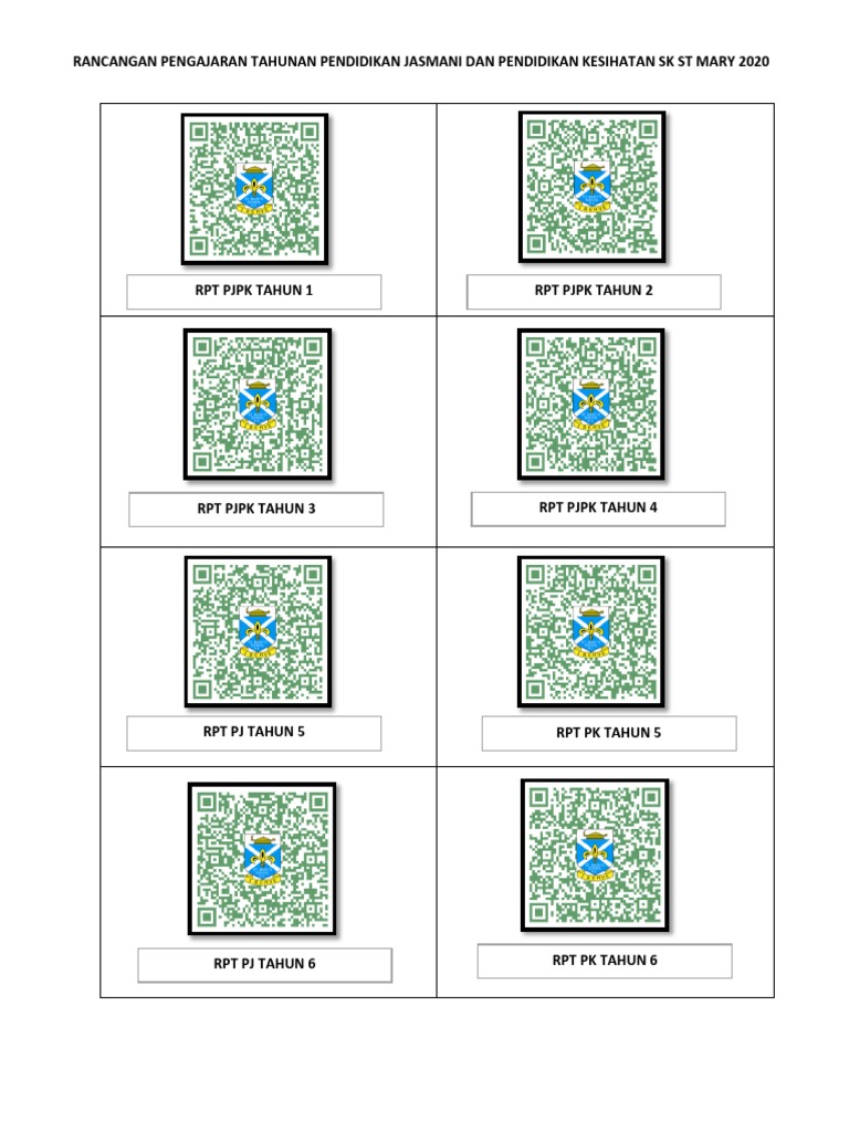 QR Code RPT PJPK | PDF