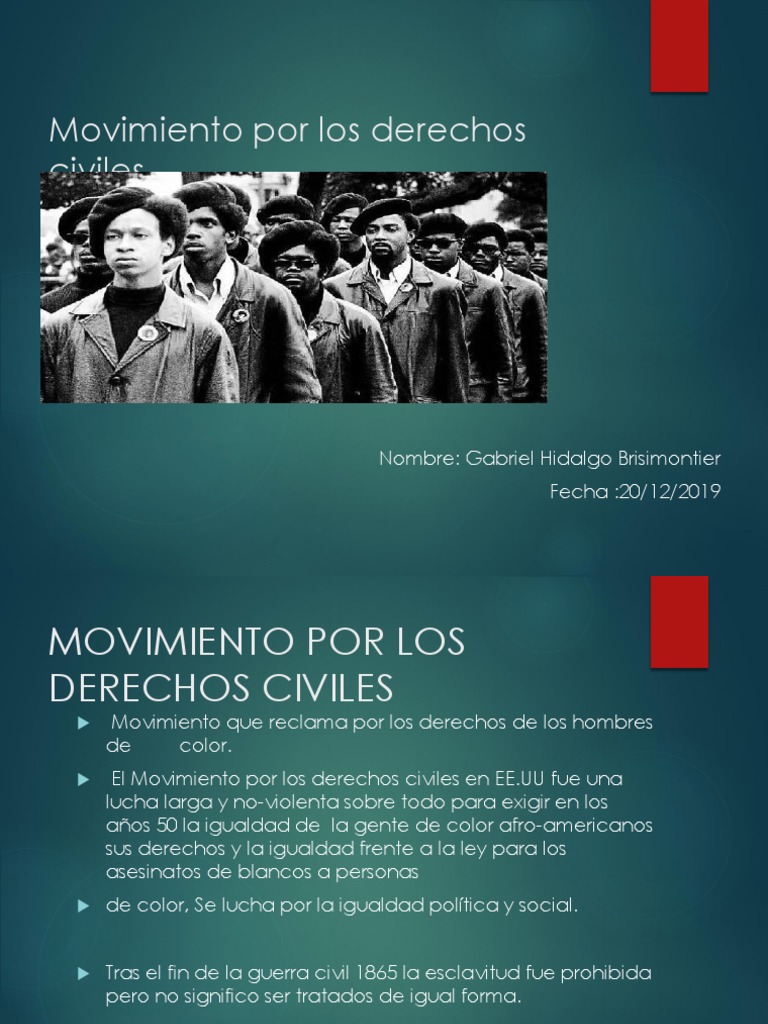 Movimiento Por Los Derechos Civiles | PDF | Martin Luther King hijo. | Sociedad