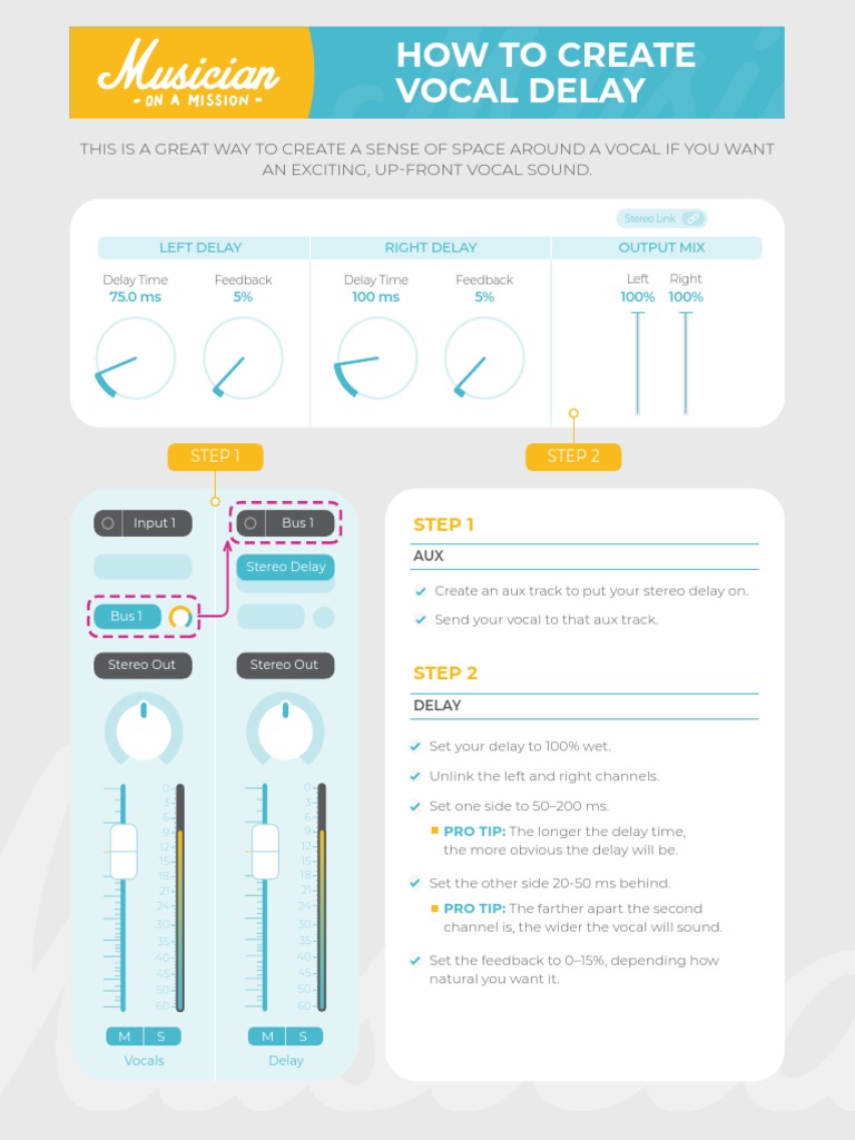 12 - How To Create Vocal Delay | PDF | Equalization (Audio) | Recording