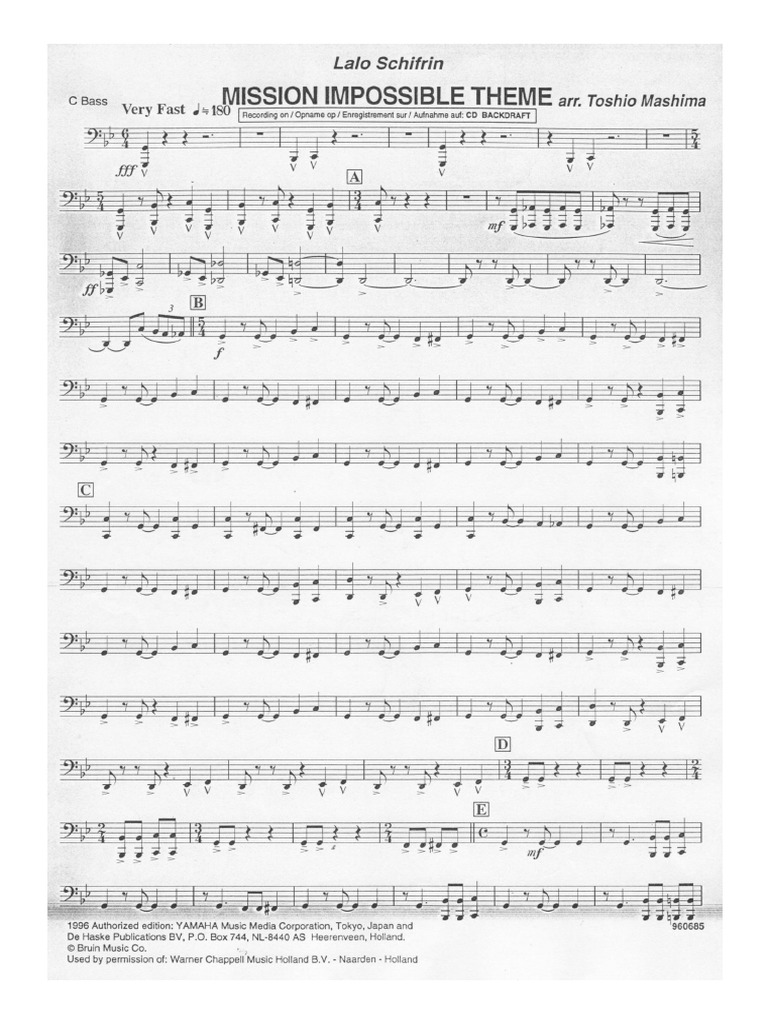 Cello - Mission Impossible | PDF