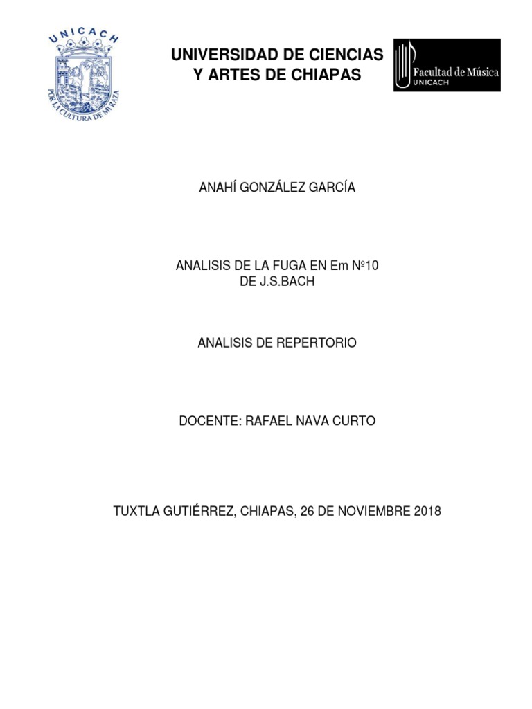 Analisis Fuga, Johan Sebastian Bach | PDF | Johann Sebastian Bach ...