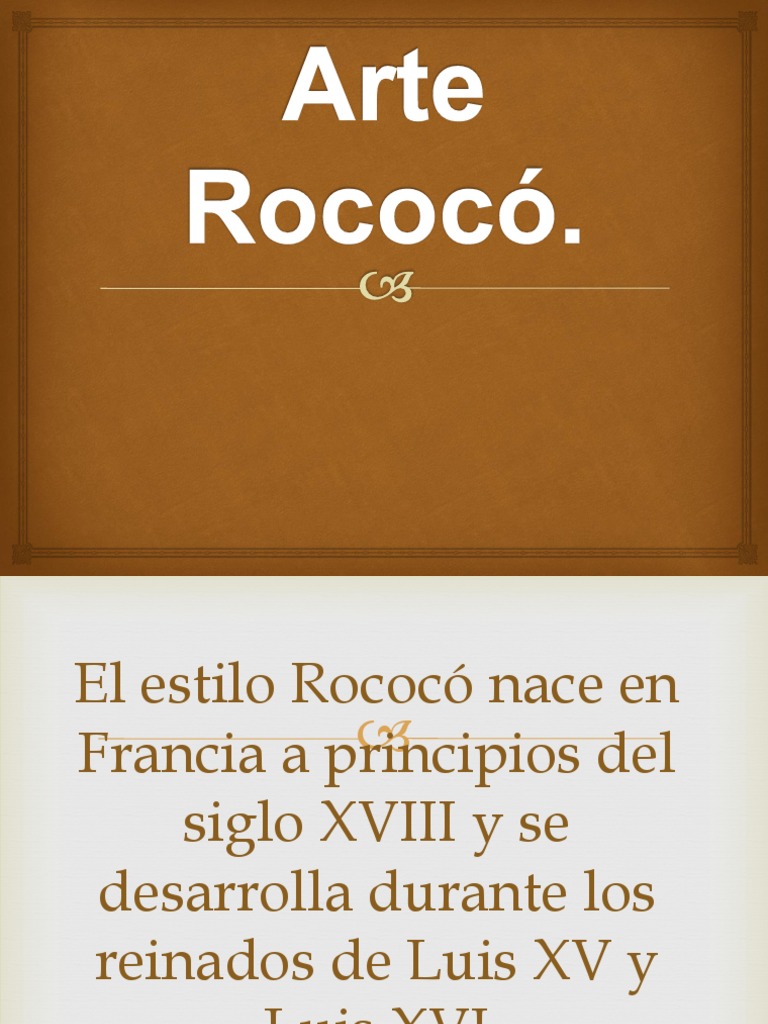 Arte Rococó | PDF | Medios de arte | Escultura