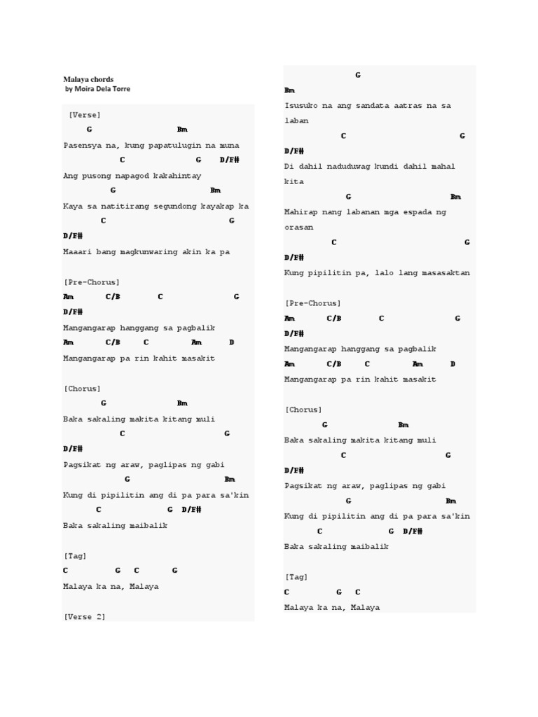Ikaw at Ako Chords | PDF