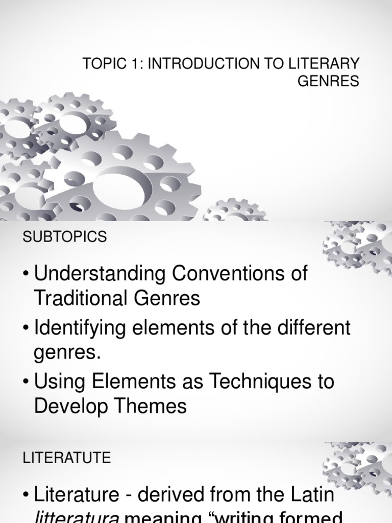 Creative Introduction To Literary Genres | PDF | Genre | Poetry