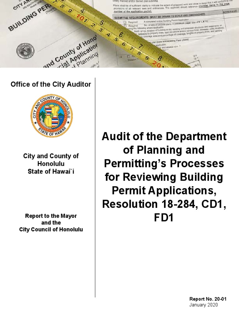 DPP Permit Processing Final Report | PDF | Fiscal Year | Building Code