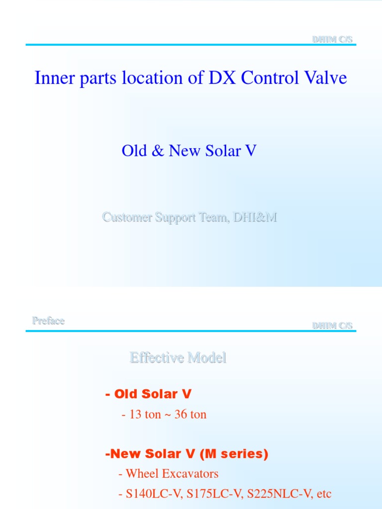CONTROL VALVE DX Valve Disassembly | PDF | Civil Engineering | Gases