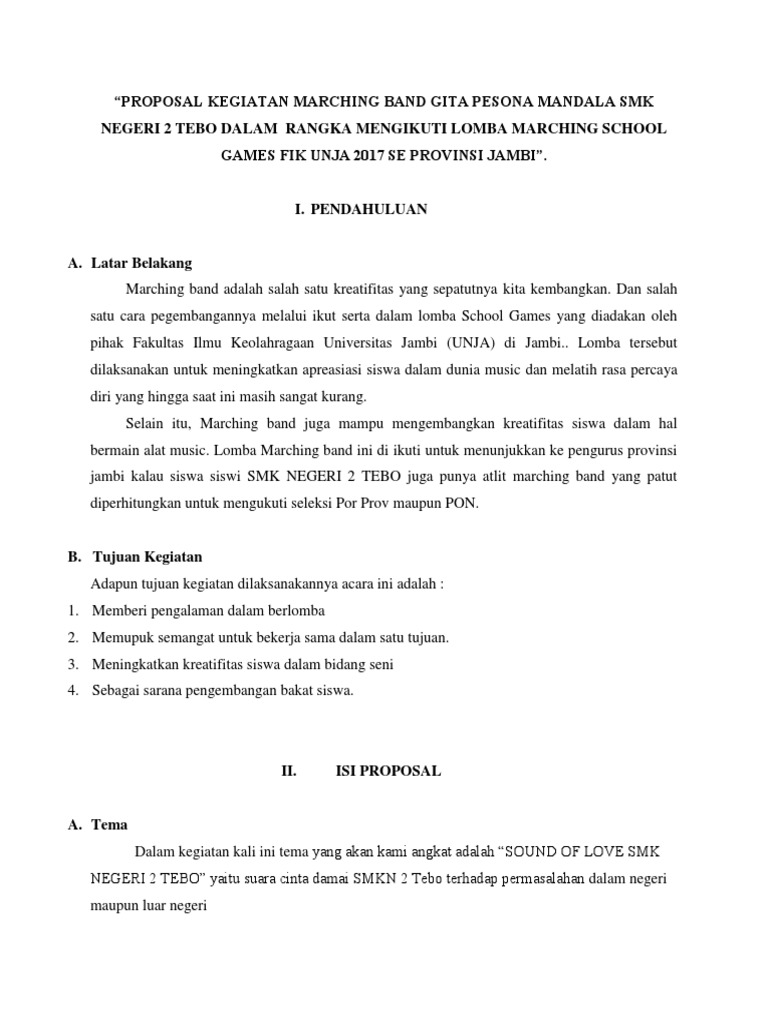 Contoh Proposal | PDF