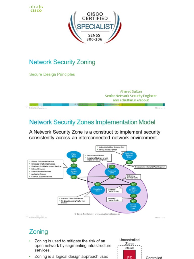 01 - Network Security Zoning PDF | PDF