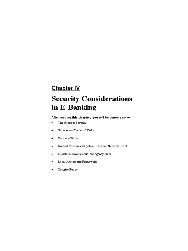 Security Considerations in e Banking | PDF | Computer Networking | Computer Virus