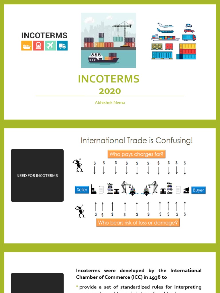 Incoterm 2020 | Business Law | Logistics | Free 30-day Trial | Scribd