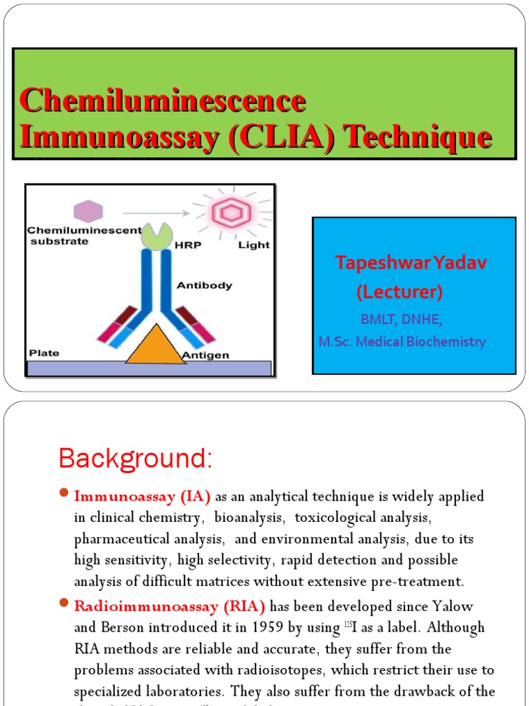 CLIA Technique | PDF | Elisa | Immunoassay