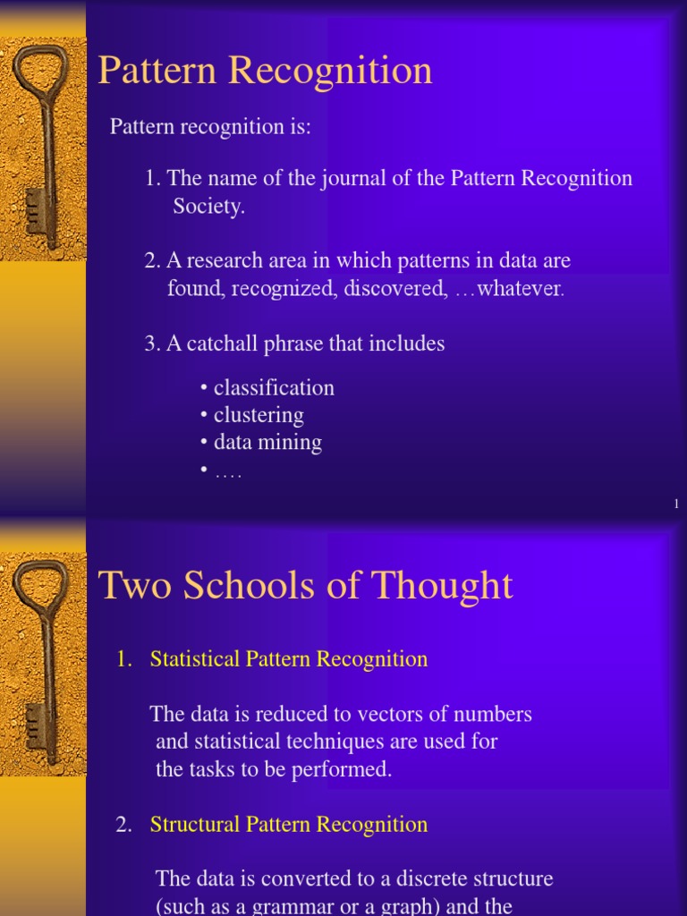 Pattern Recognition Pdf Pattern Recognition Statistical Classification