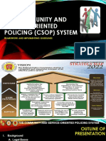 CSOP Presentation | PDF | Police | Community