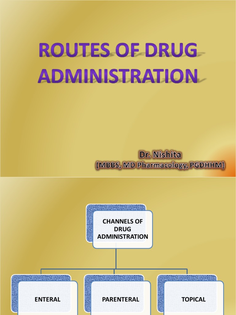 Routes of Drug Administration | PDF | Topical Medication | Injection ...