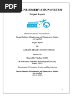 Airline Reservation System Project Report | PDF | Relational Database ...