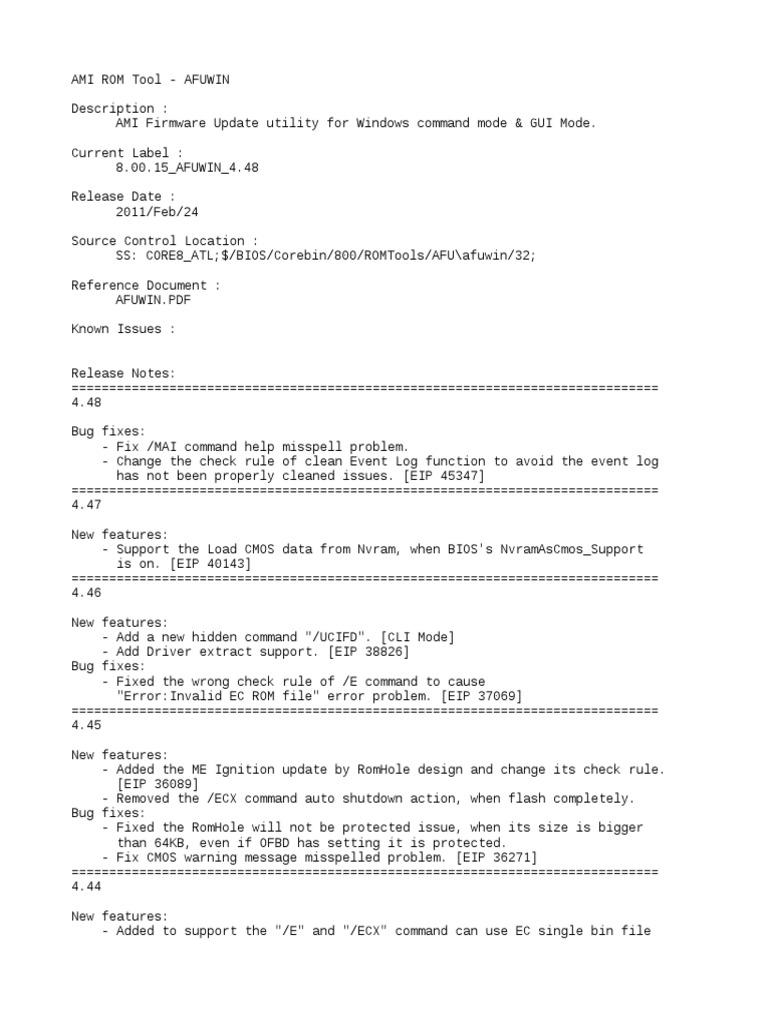 AFUWIN | PDF | Bios | Booting