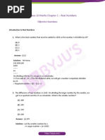 Class 10 Maths Chapter 1 Assertion and Reason Questions - Real Numbers ...