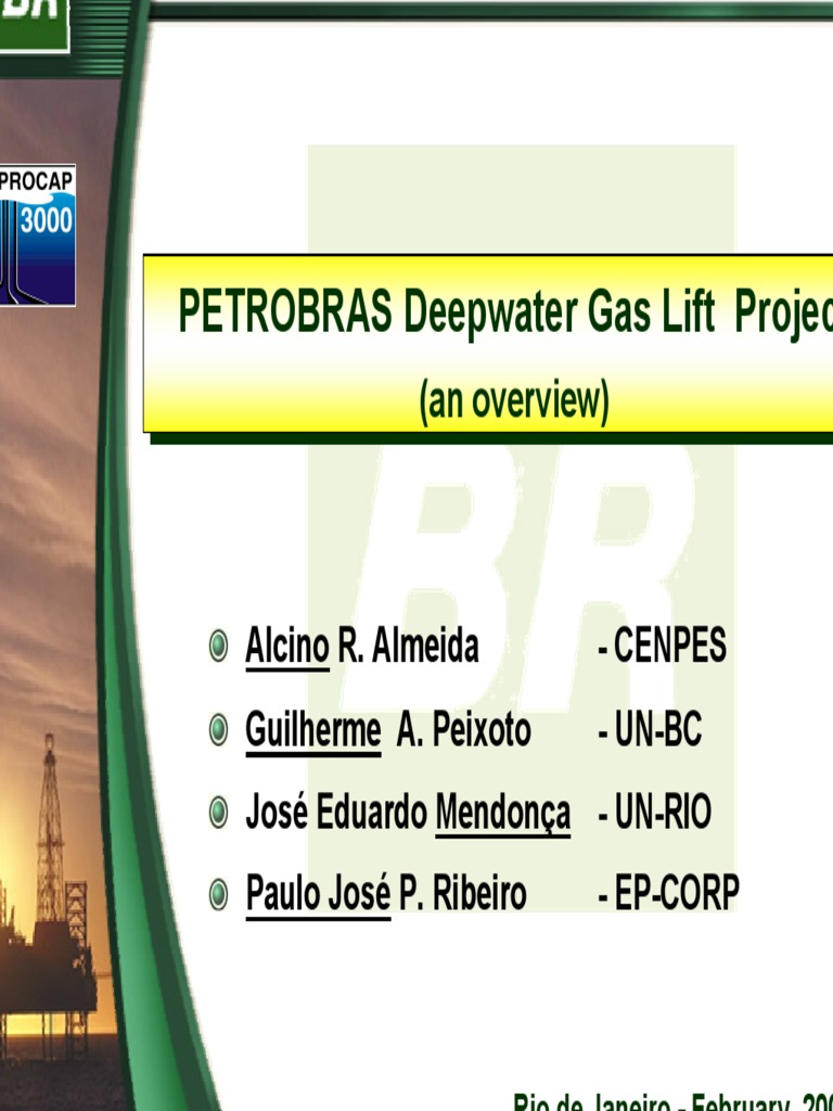 1 - Petrobras - DeepWater Gas Lift | PDF | Fluid Dynamics | Gases