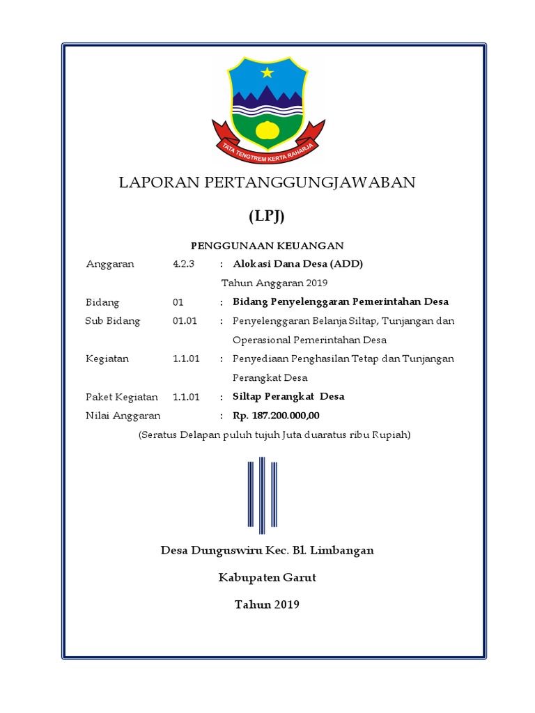 Siltap Perangkat Add | PDF