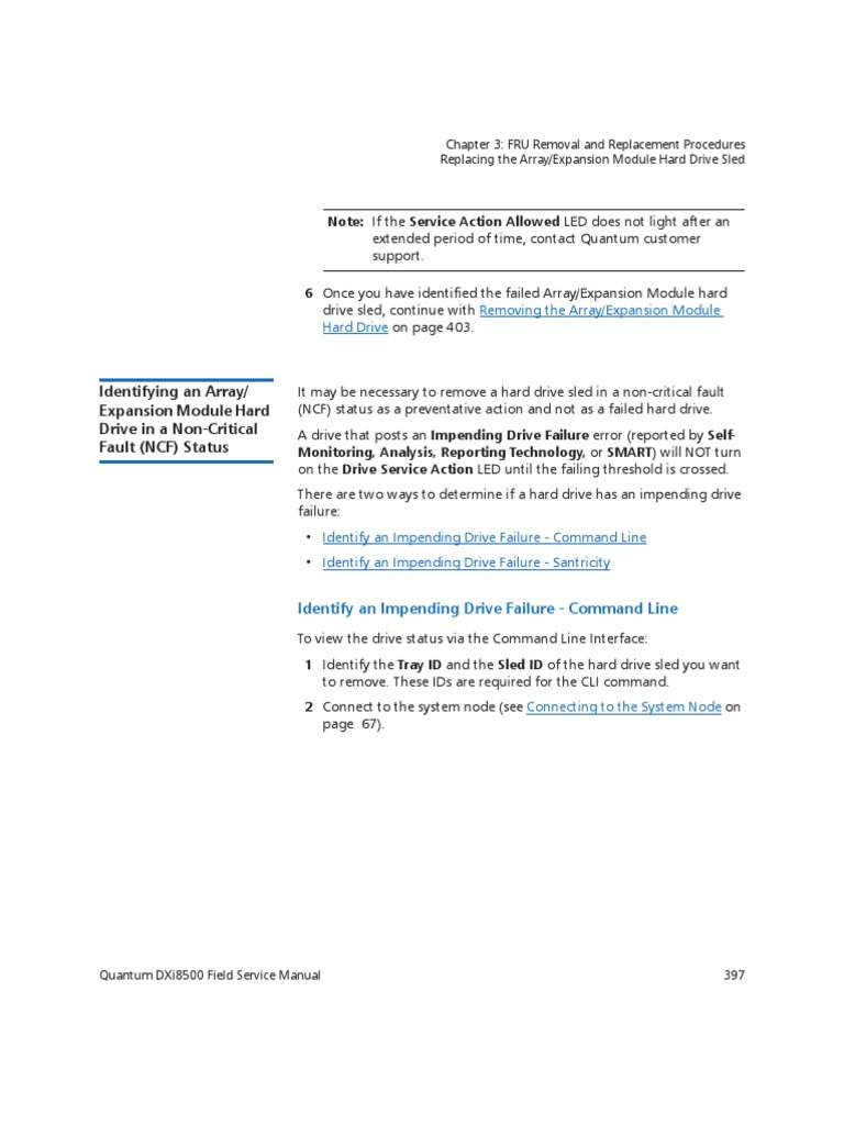 DXi8500 - RevE - Disk Procedures | PDF | Command Line Interface | Hard ...
