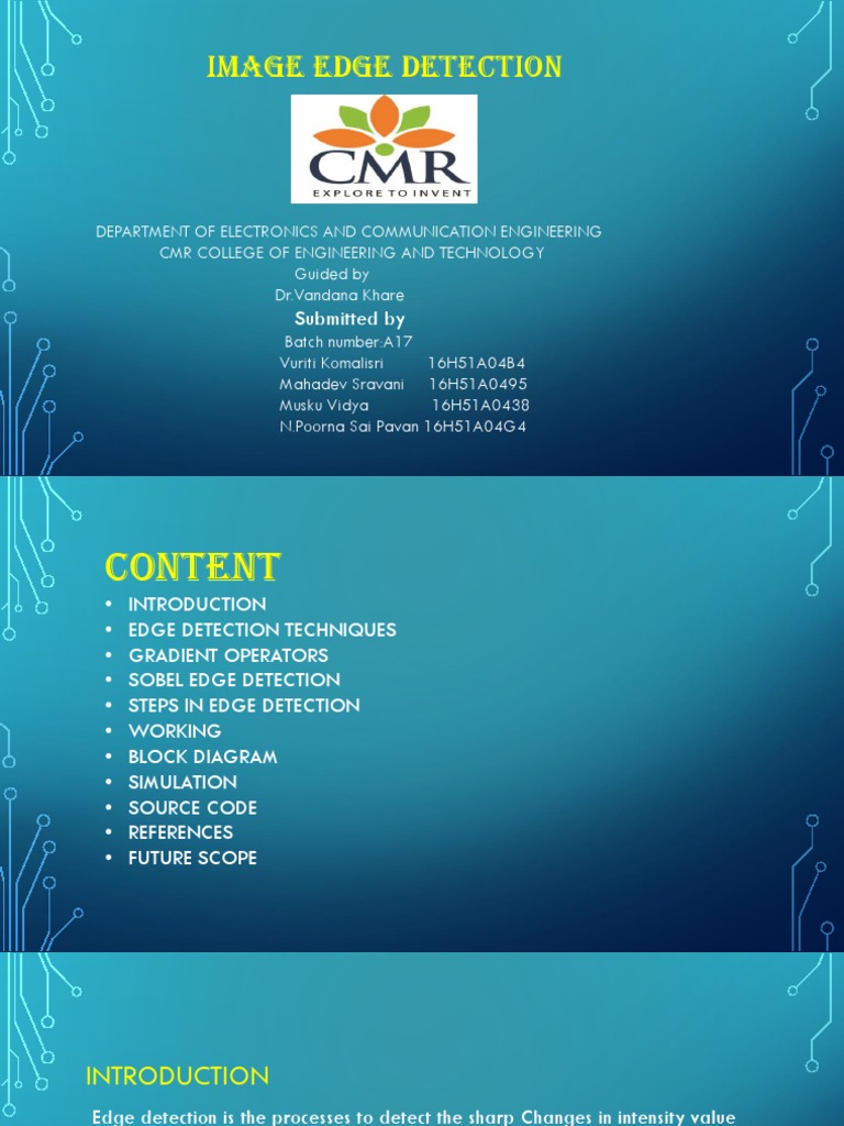 Image Edge Detection | PDF | Optics | Computational Neuroscience