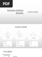 Momen Inersia Penampang Balok | PDF