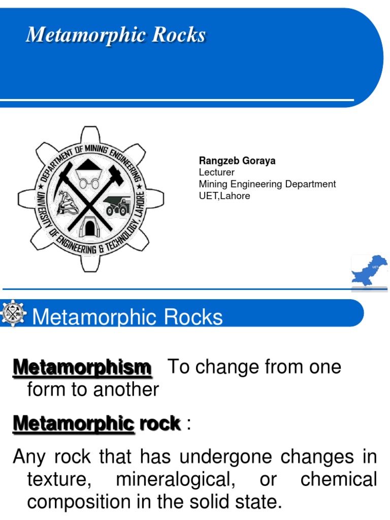 Lecture 05 Metamorphic Rocks | PDF | Rock (Geology) | Earth Sciences