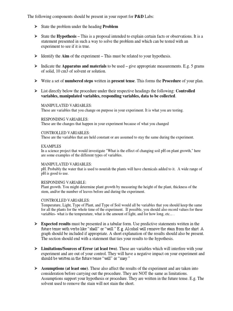 PD Lab Format | PDF | Experiment | Ph